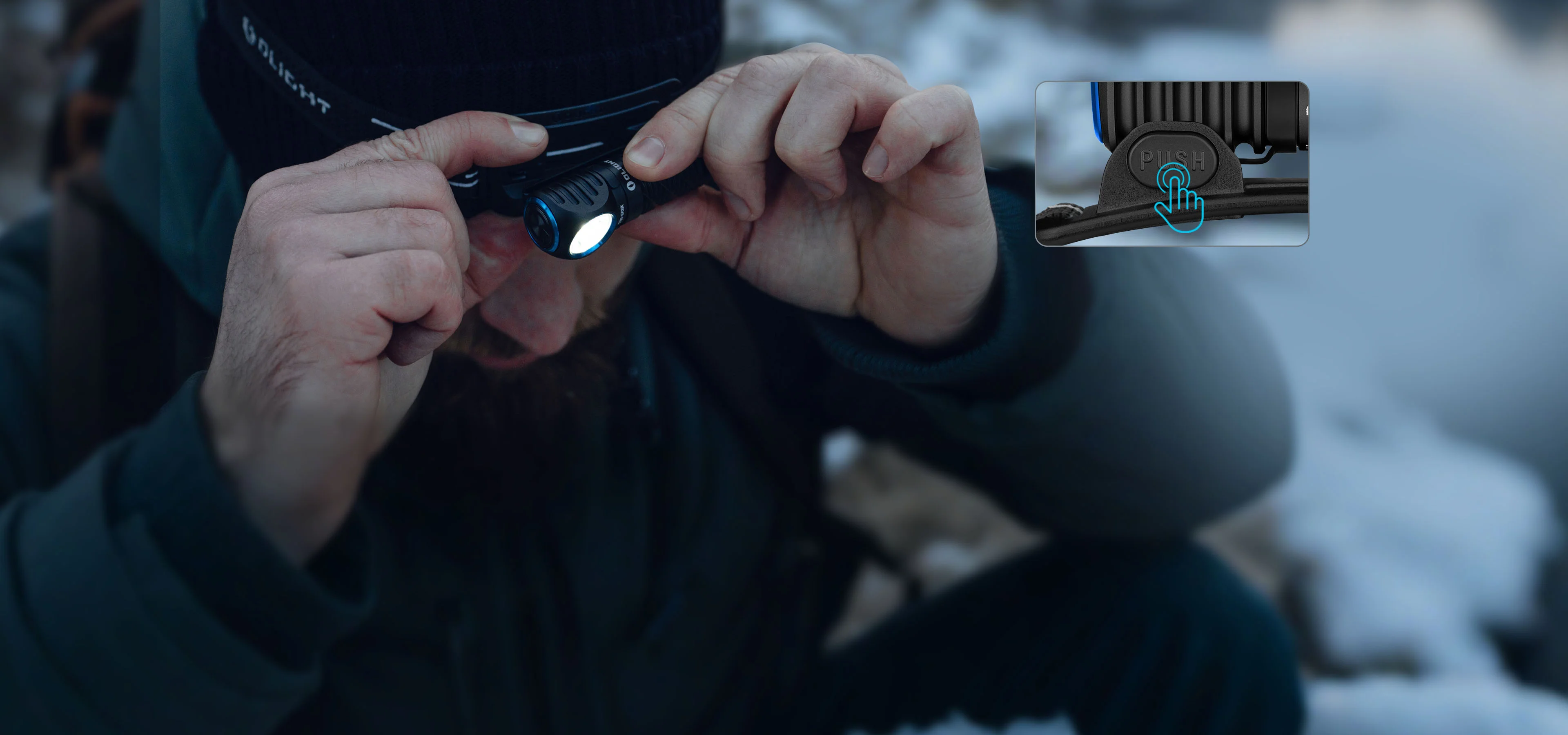 Olight Perun 3 Mini: Head Torch with Red/White Light - Olight UK