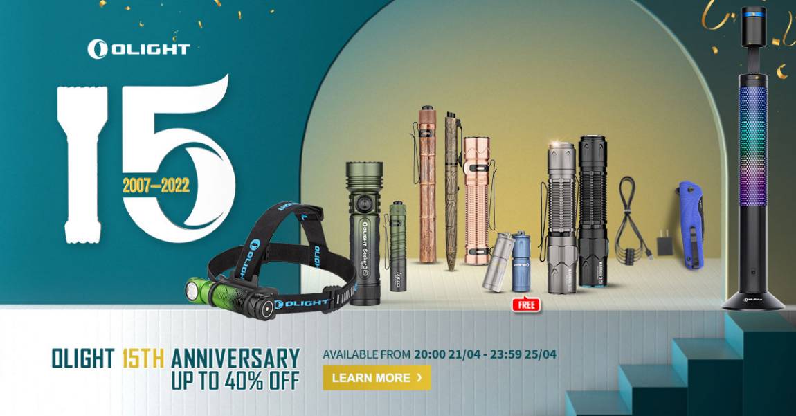 Olight's birthday meets 6+1 New arrivals!