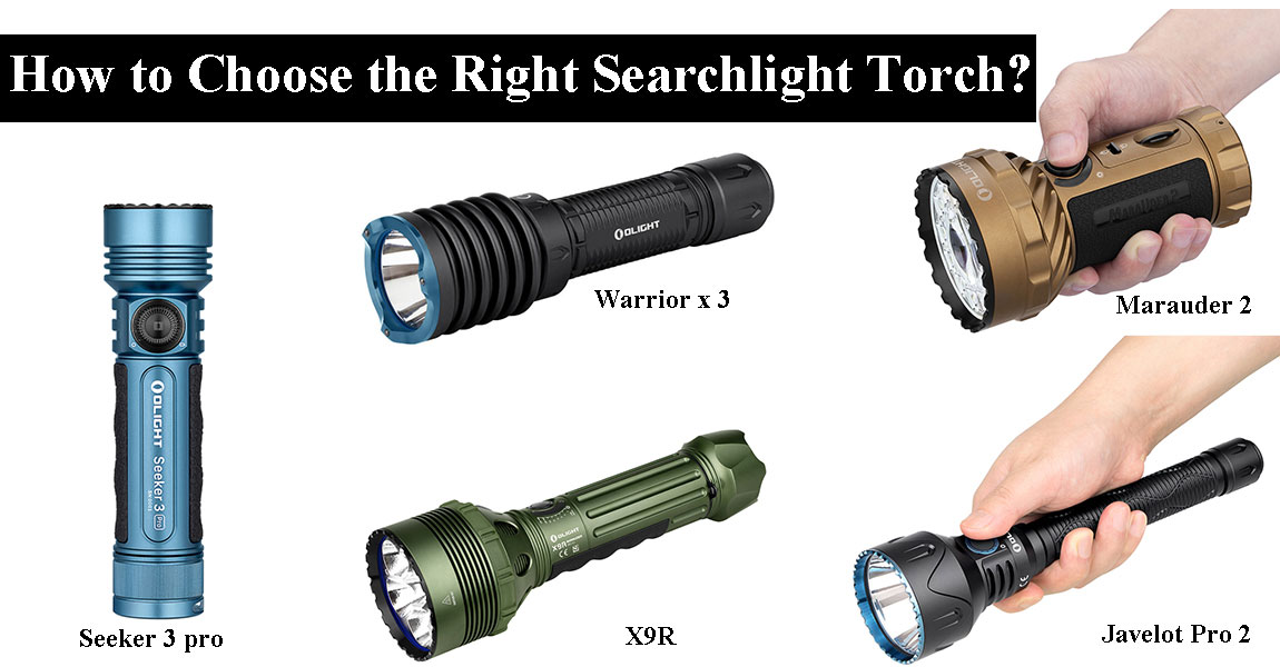 How to Choose the Right Olight Searchlight Torch?