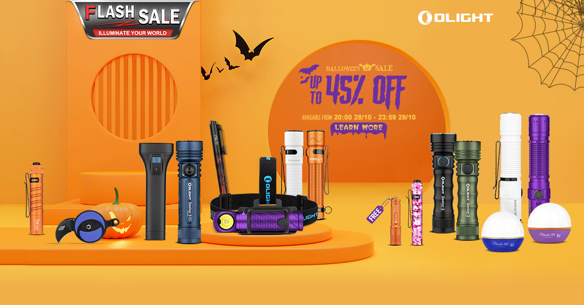Olight Oct New Torches Arrival, Charity Sale at Halloween 2021