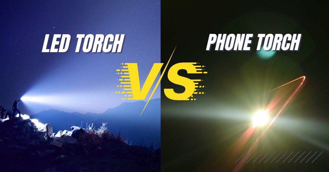 Mobile phone torch VS LED torch