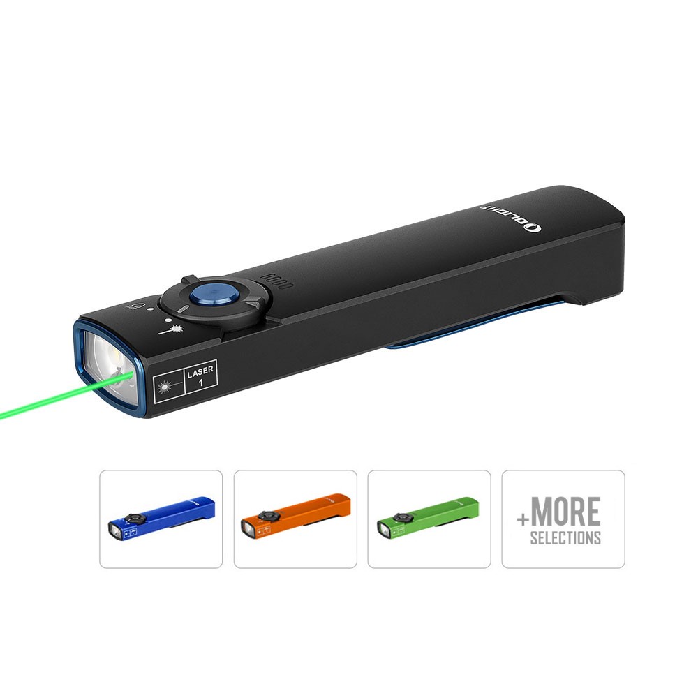 Arkfeld EDC torch dual light source green laser compact 1000 lumens ...