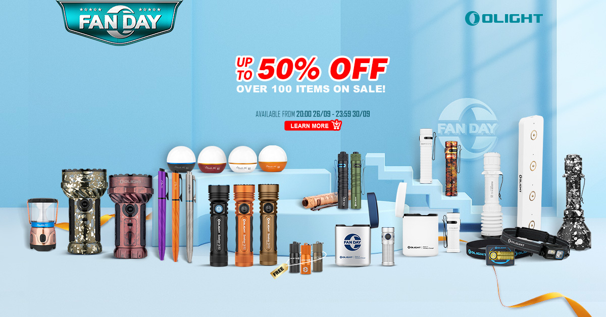 Launching Soon: O Fan Day - 2021 Olight UK Sale
