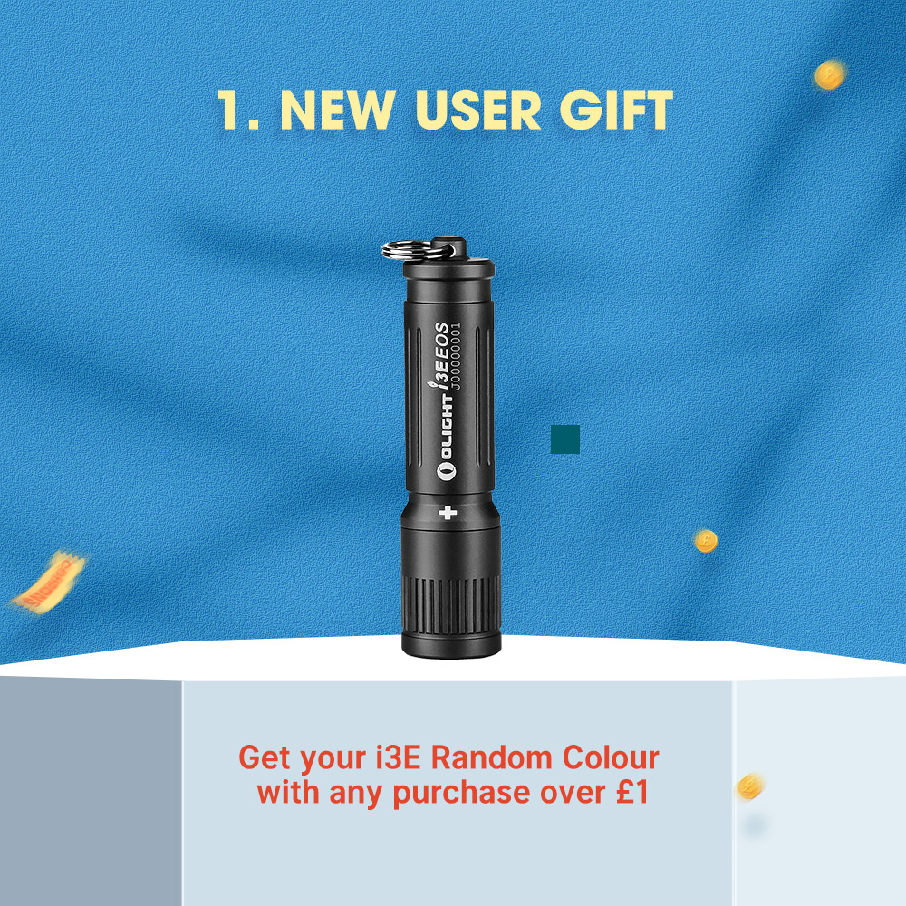 i3E Keychain Torch Smallest 90 Lumens Gift Slim Body Even Beam - Olight UK