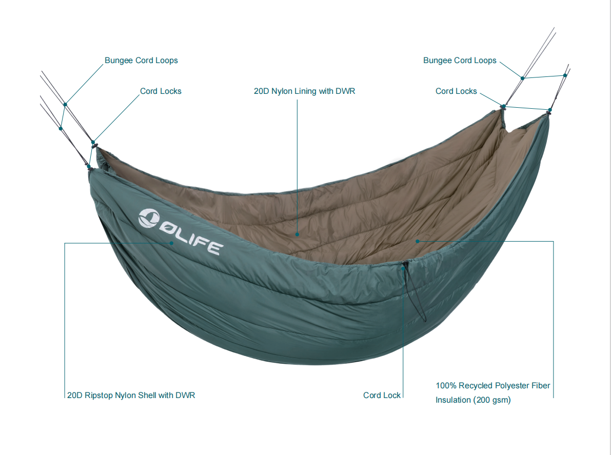 Bungee cord hammock store