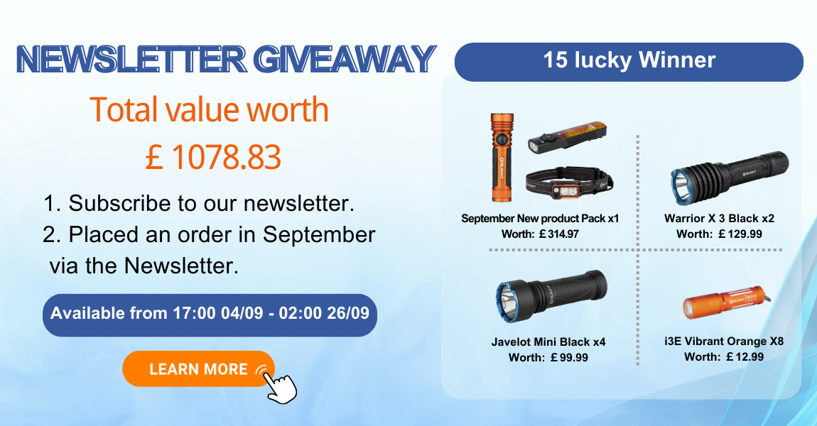 Newsletter Giveaway in September (Exclusively for Subscribers)
