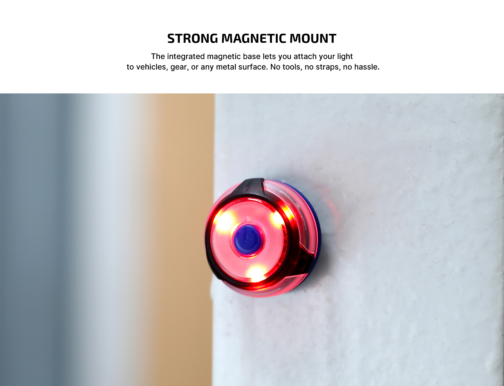 Gober 2 Multicolor Magnetic Safety Light Rechargeable Dog Walking ...