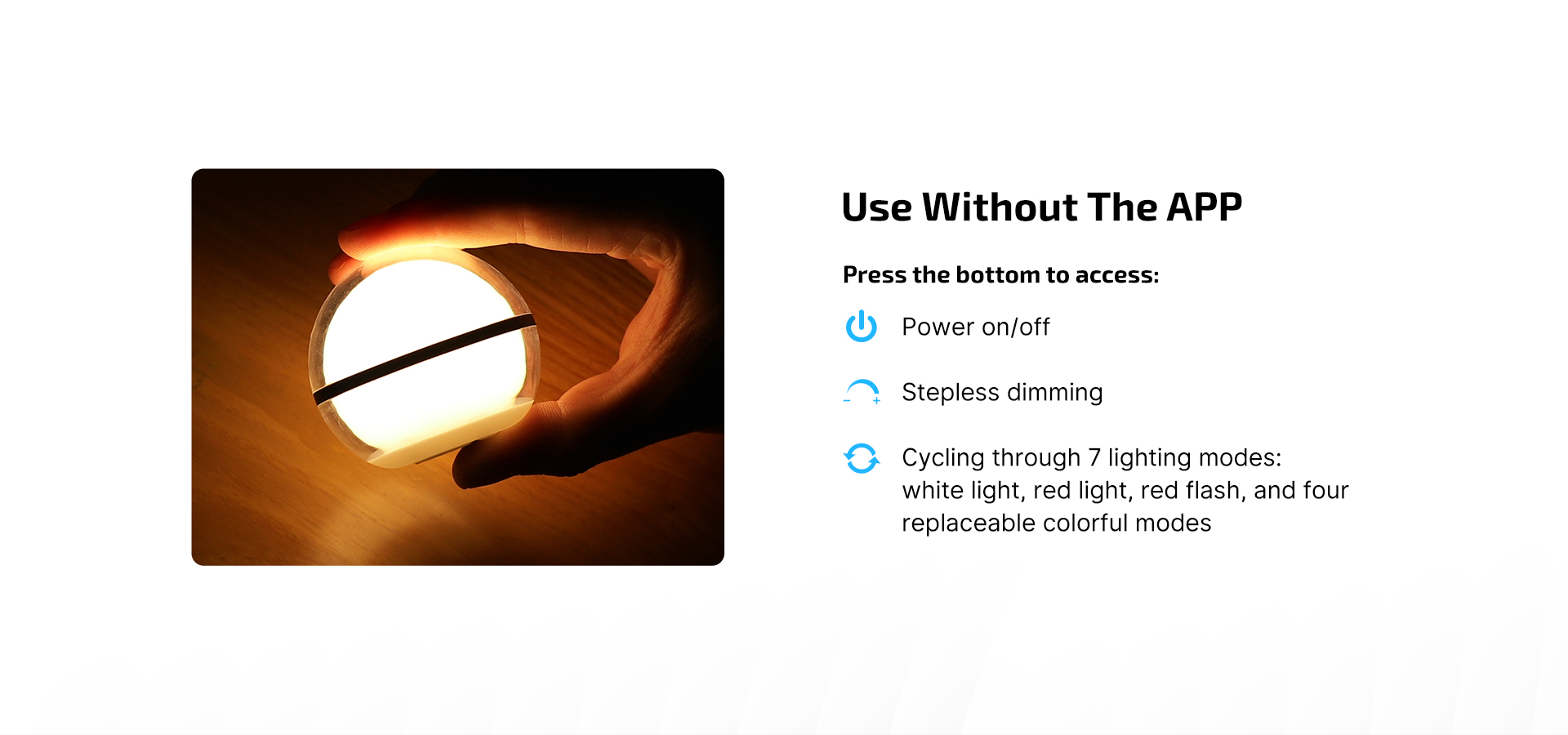 Sphere 360-degree Multi Colour Light with App Control - Olight UK