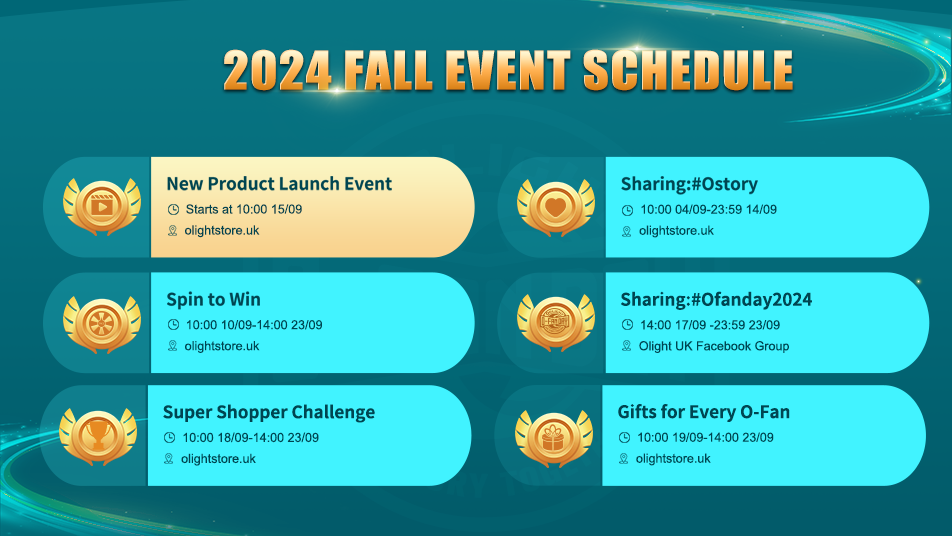 Key Details You Should Know about the 2024 Olight Fall Event Schedule