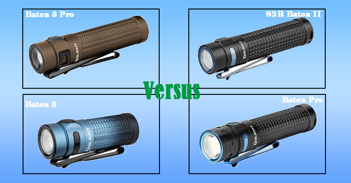 Baton 3 Pro VS Baton 3 VS S2R Baton II VS Baton Pro